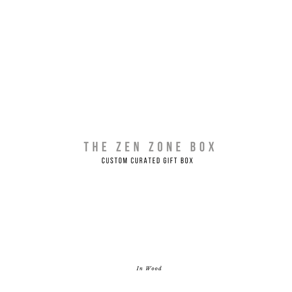 THE ZEN ZONE BOX, IN WOOD | ONYX
